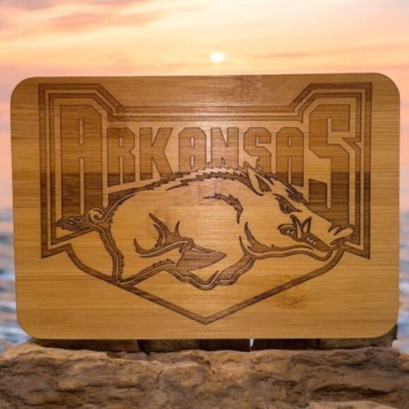 Kitchen | Razorback Engraved Cutting Board All Teams Available | Poshmark